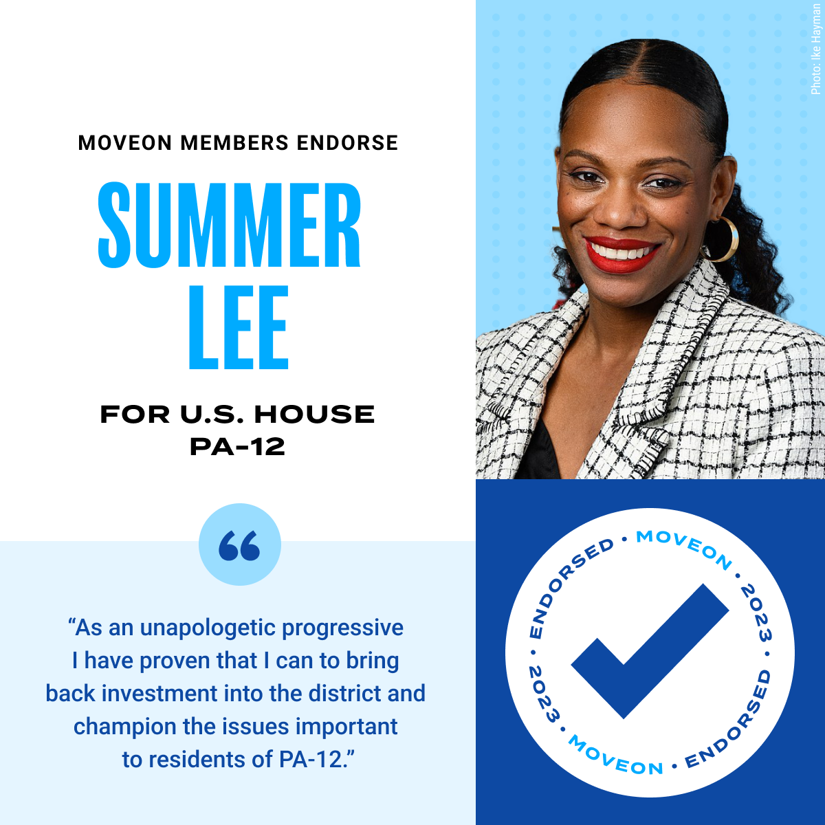 Summer Lee - Endorsements